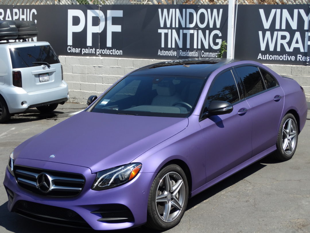 Matte metallic purple mercedes Benz | Sun Diego Wraps - Vehicle Wrap ...
